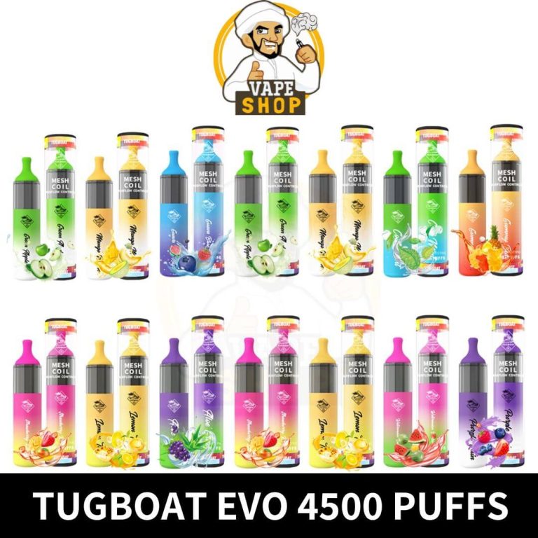 Best No1 Tugboat Evo Disposable Vape 4500 Puffs Buy in UAE