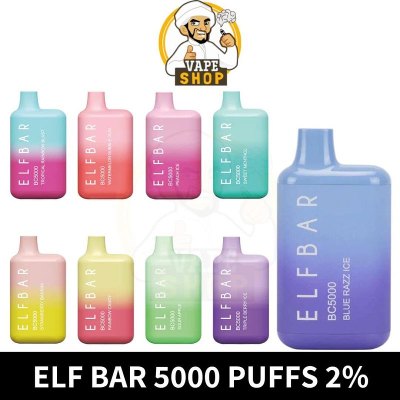 Best Elf Bar Disposable Vape 5000 Puffs in Dubai UAE