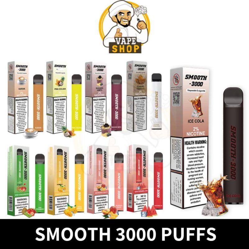 Best Smooth 3000 Puffs Disposable Vape Buy in UAE Dubai