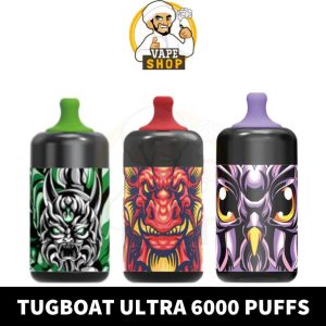 Best Tugboat Ultra Rechargeable Disposable Kit 6000 Puffs