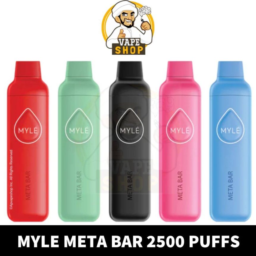 Myle meta box 5000 puffs rechargeable Disposable Vape in Dubai