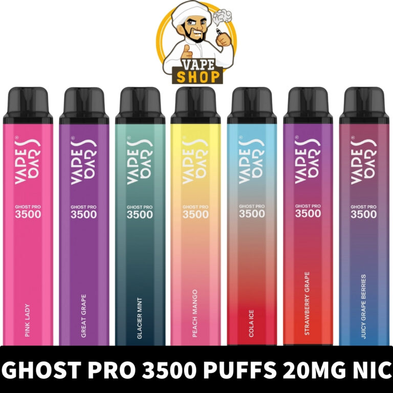 VAPES BARS GHOST PRO 2% 3500 PUFFS: THE PERFECT DISPOSABLE VAPE FOR ...