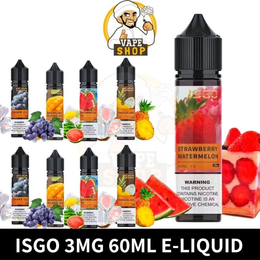 Popular Loaded 120ml Vape Juice 3MG All Flavors in Dubai