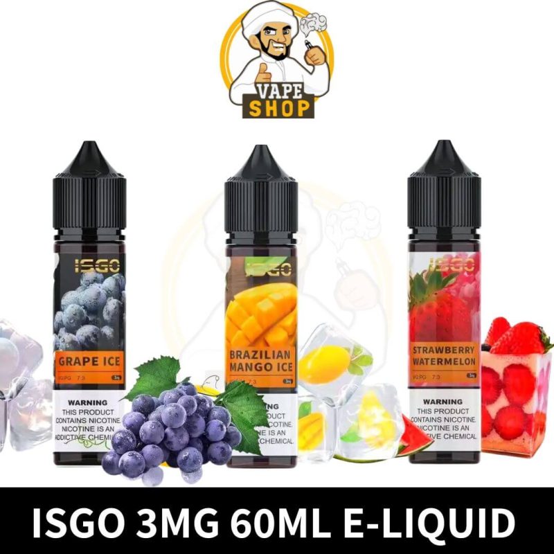 Popular Loaded 120ml Vape Juice 3MG All Flavors in Dubai