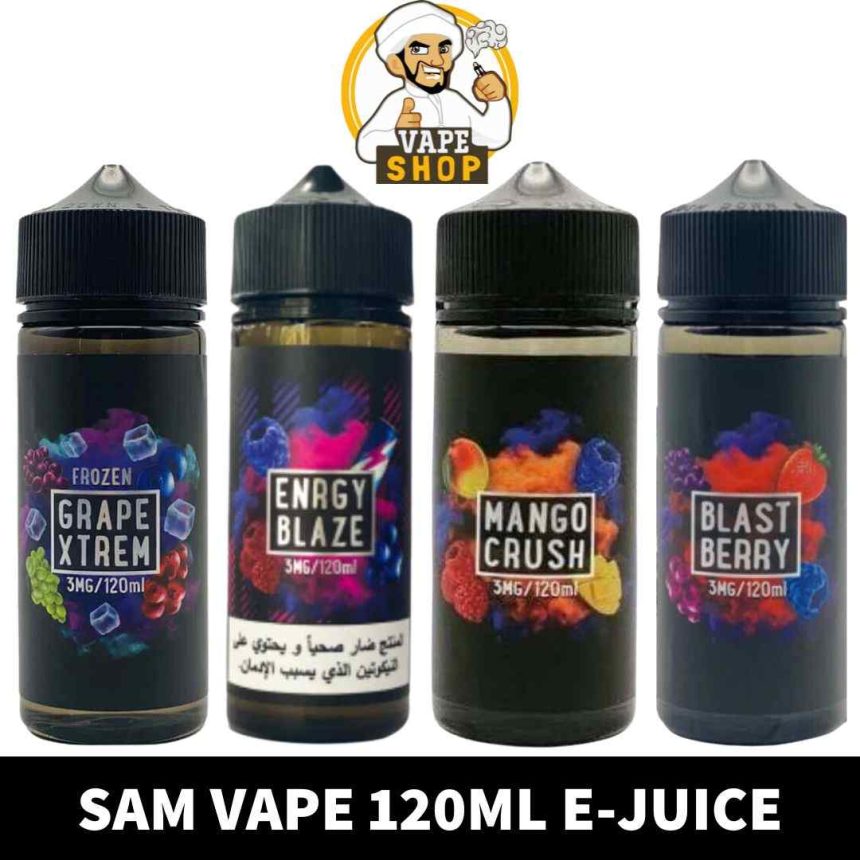 Sam Vape 120ml E-liquid in Dubai