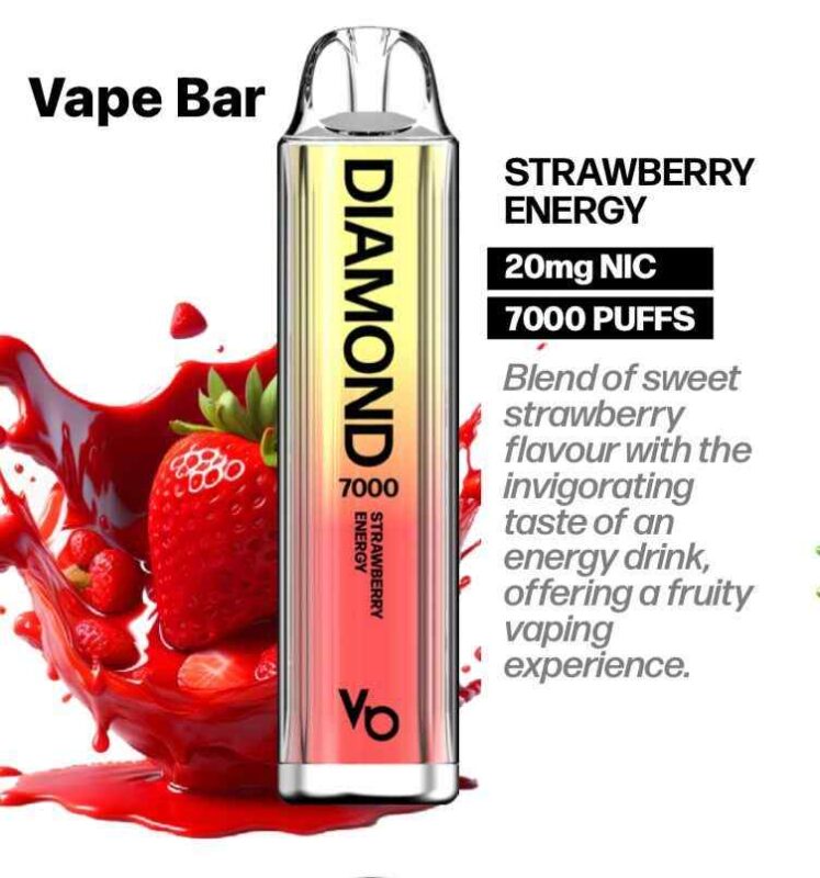 VAPES BARS Diamond 7000 Puffs Disposable Vape in Dubai
